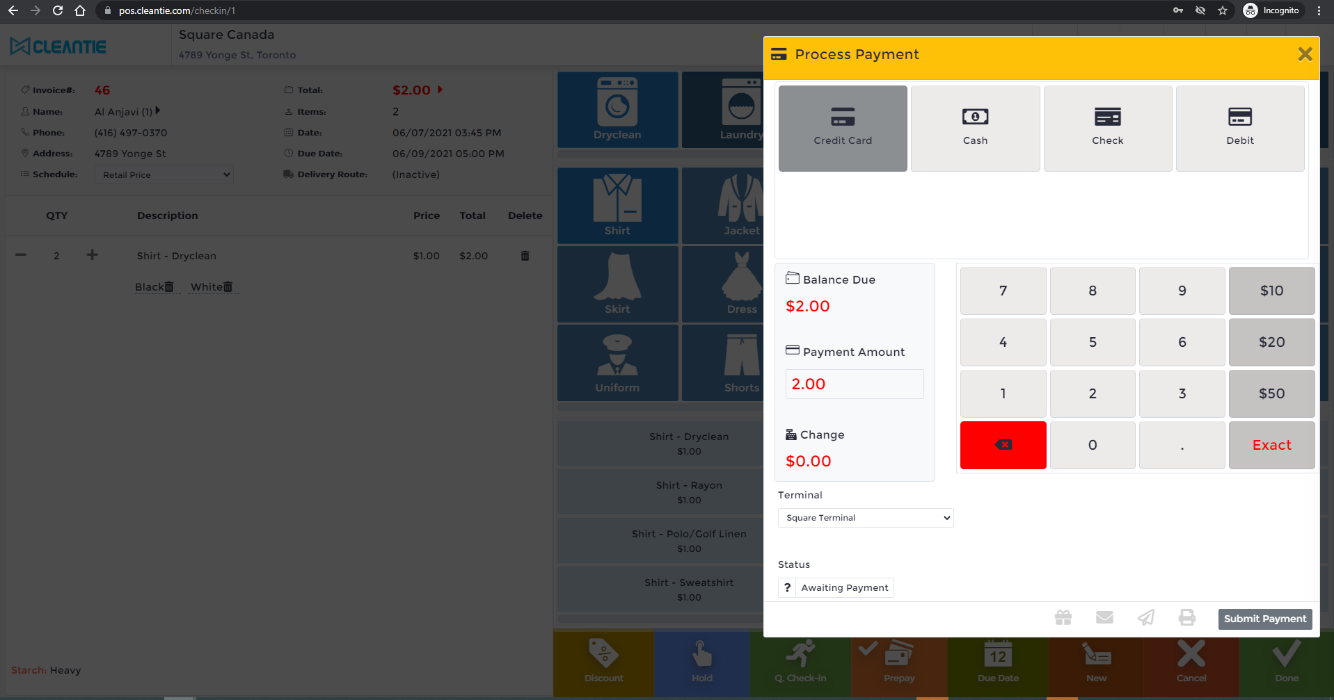 Square Account Setup Process – Cleantie